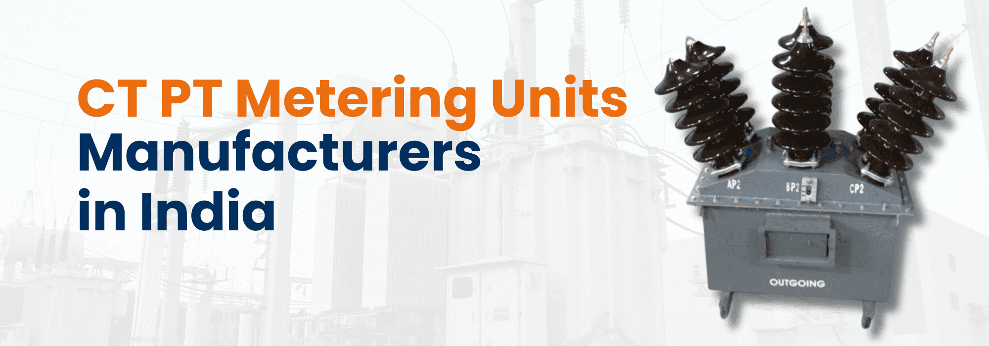 CT PT metering units manufacturers, Exporter and Supplier in India